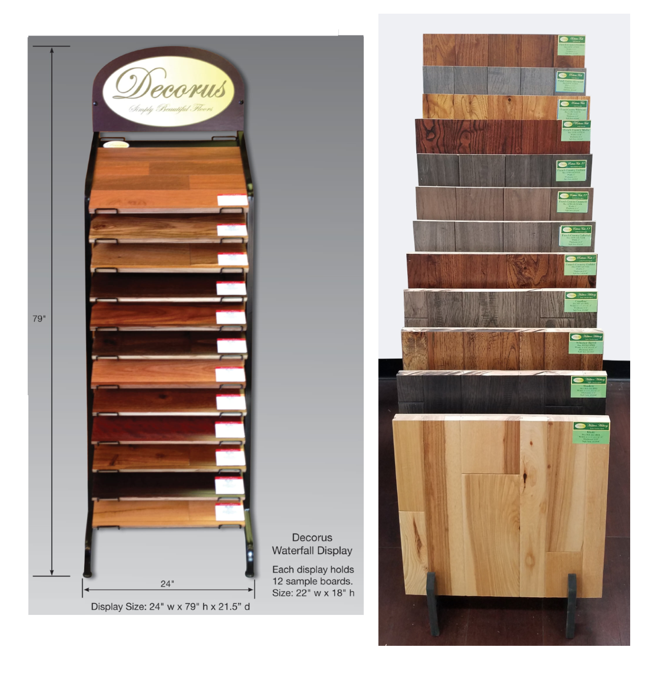 Decorus Hardwood Displays