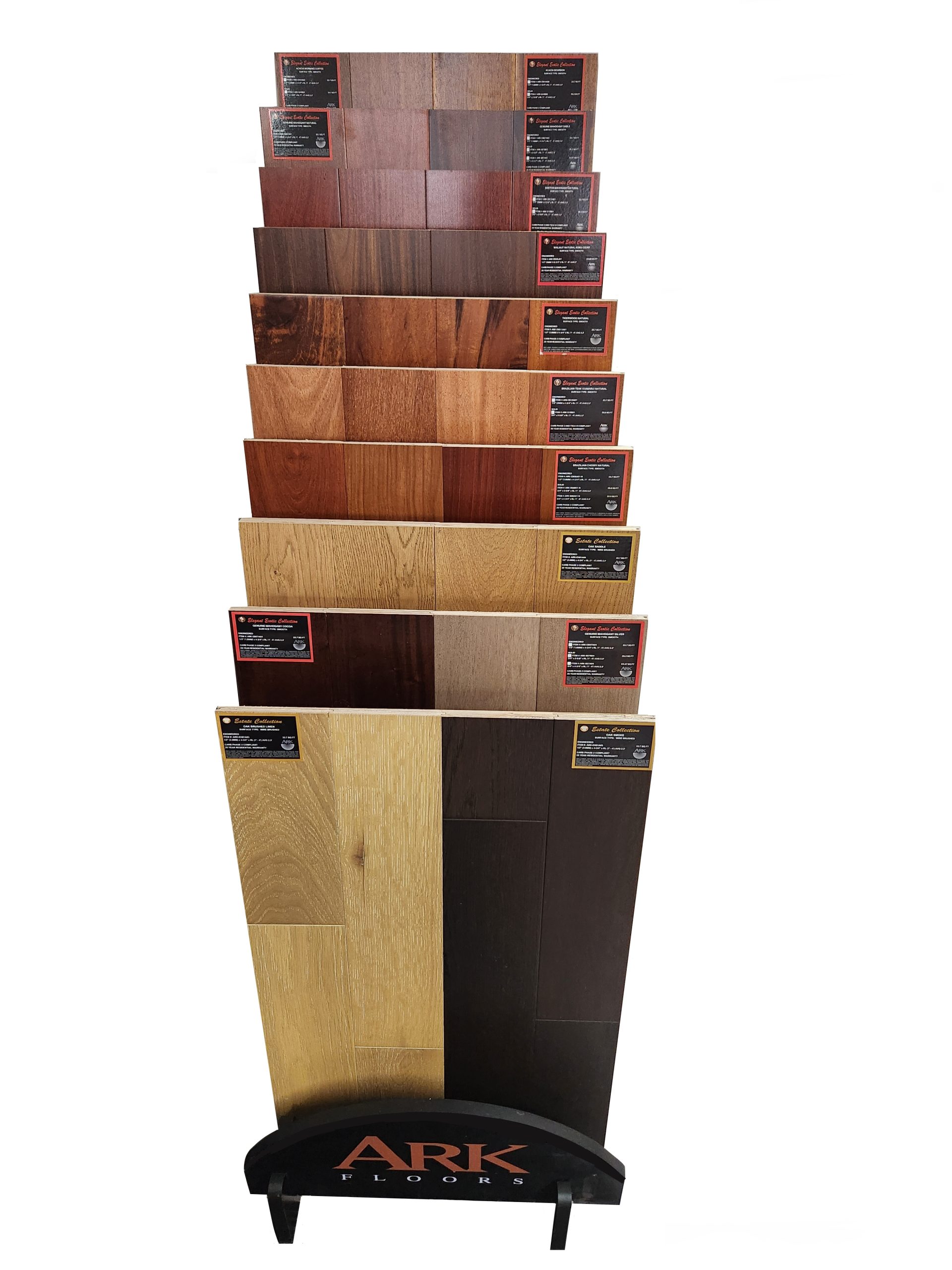 Ark Hardwood Stair Step Display